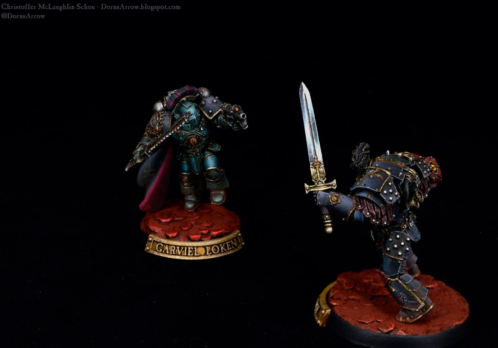 Dorn's Arrow: Garviel Loken & Ezekyle Abaddon - Sons of Horus - Forgeworld