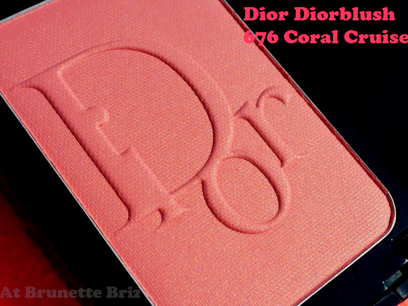 At Brunette Briz: Dior Diorblush 676 Coral Cruise