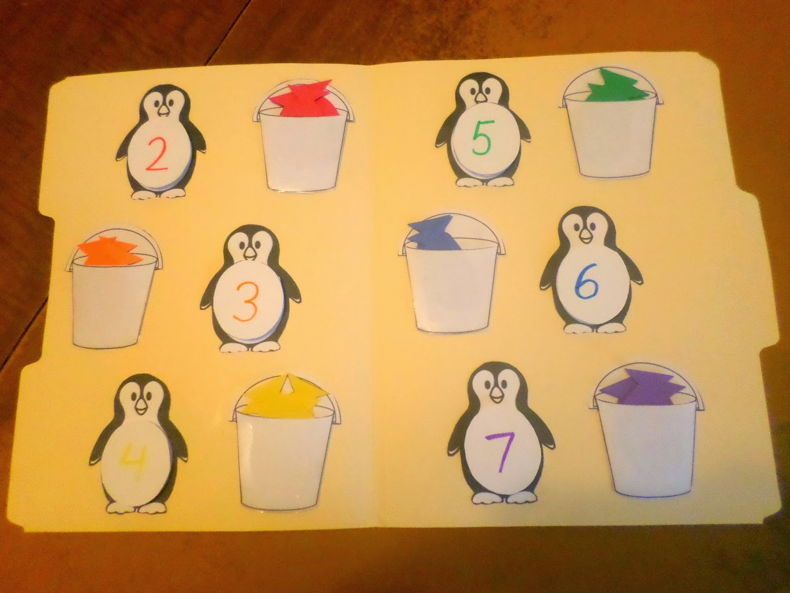 Tots and Me... Growing Up Together: Penguin File Folder Learning Activities