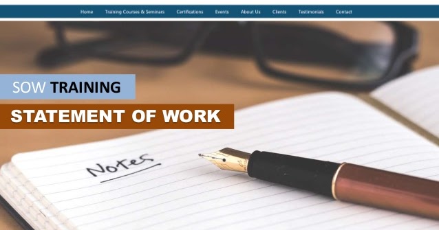 Statement of Work training, SOW training