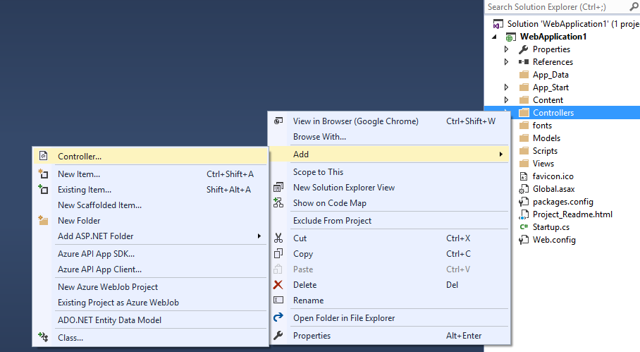Create First MVC Application ~ DotNet Solution Create First MVC Application ~ DotNet Solution