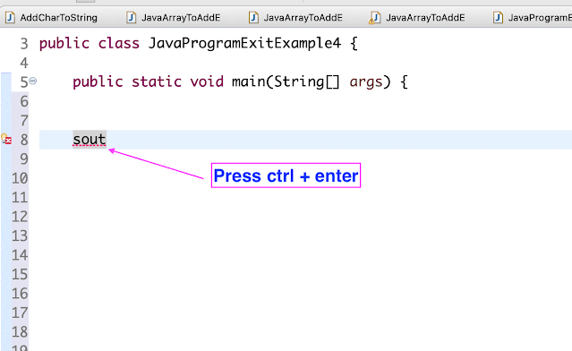 Eclipse System.out.println Shortcut for windows and mac os versions ... Eclipse System.out.println Shortcut for windows and mac os versions ...