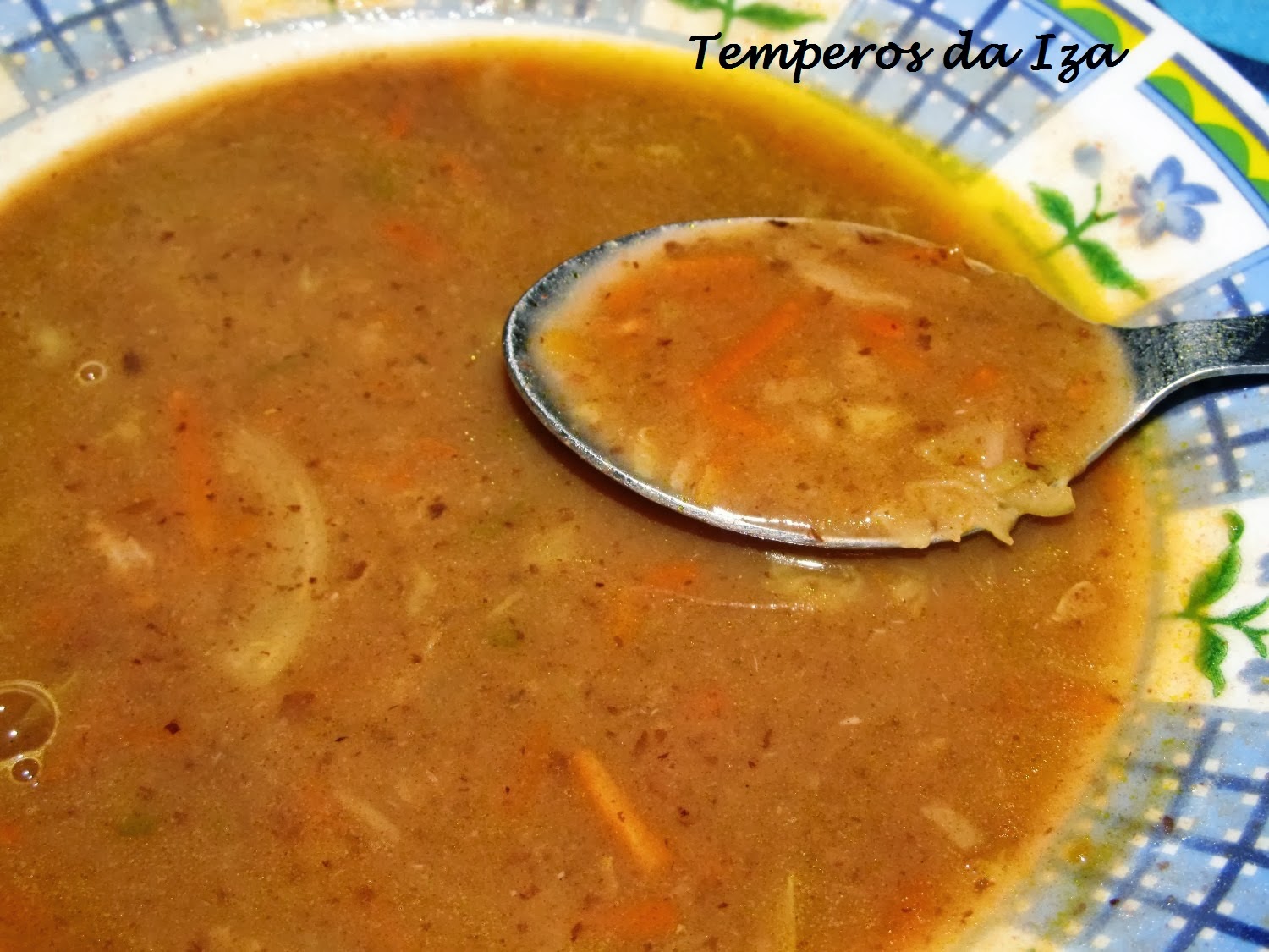 Temperos da Iza: Sopa de Feijão Vermelho