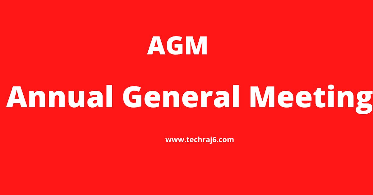 AGM full form, What is the full form of AGM