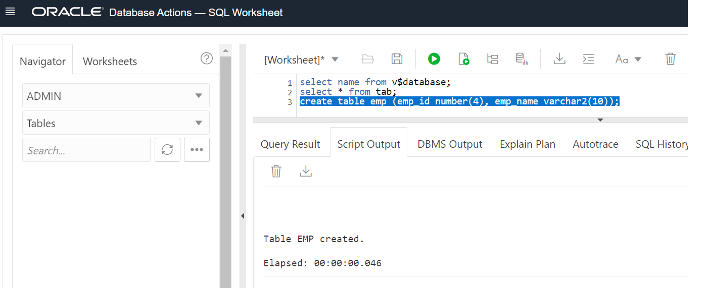 Easy way to Connect and Query OCI Autonomous Database - SQL Developer Web