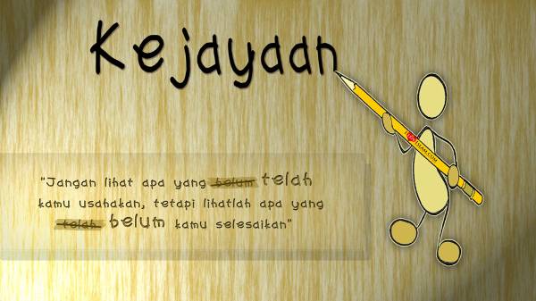 For The Rest Of My Life....: KEJAYAAN DAN IMPIAN