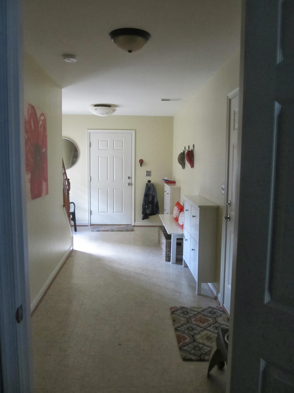 Half Finished House: Half Finished House Tour - Entry Befores and Afters