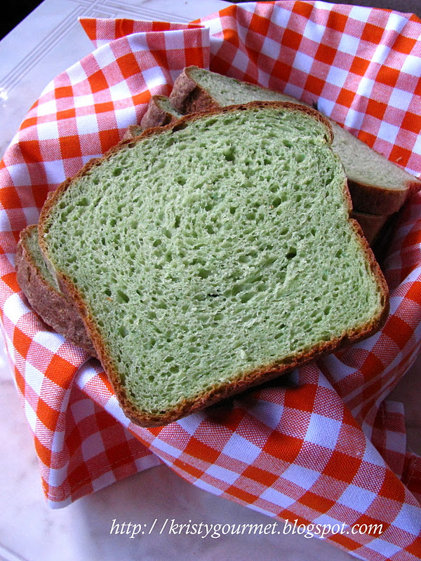 Green Pea Bread Loaf