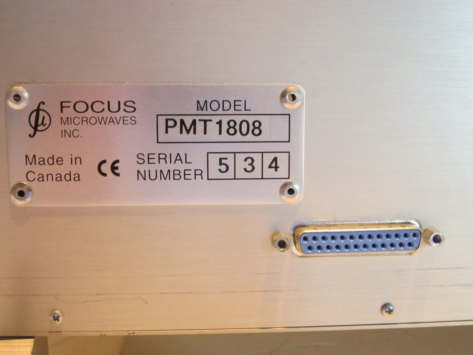Focus Microwave PMT1808 Programmable Tuner (TMU129) - Panatron Inc.