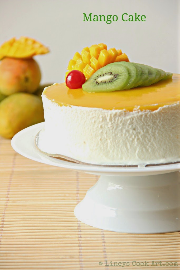 Mango Cake ~ Lincy's Cook Art