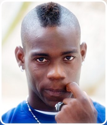 Koleksi gaya rambut mohawk Mario Balotelli