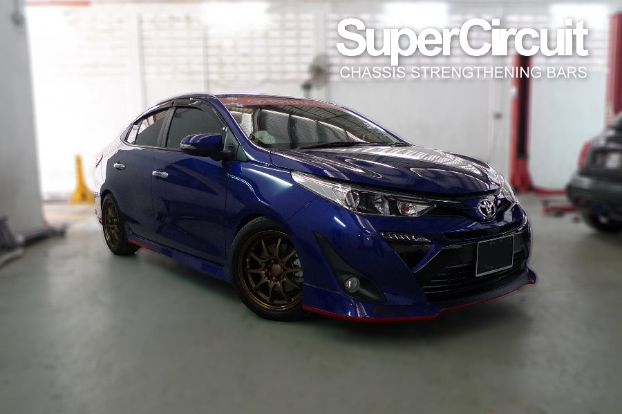 SUPERCIRCUIT CHASSIS STRENGTHENING BARS: 2019 Facelifted Toyota Vios ...