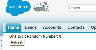 Salesforce Globe For You - Salesforce Shorts : How to display random number in visualforce page