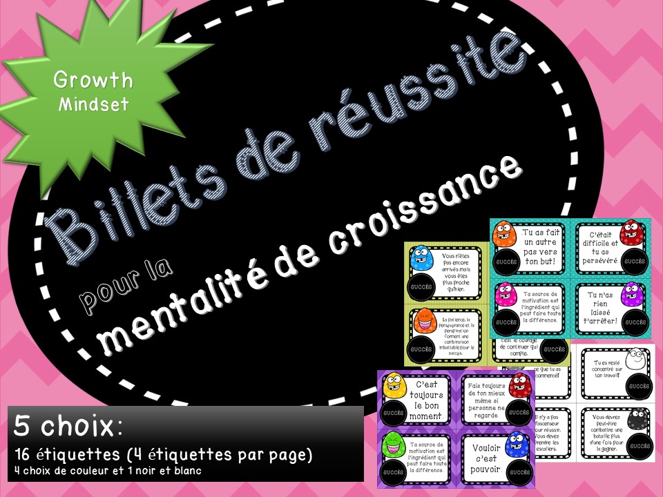 la classe de caro.: Mentalité de croissance