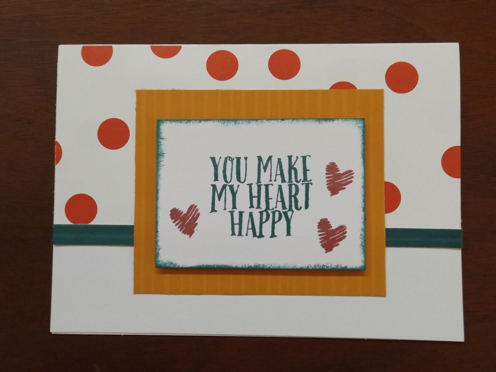 Lauren Loves To Scrap: You Make My Heart Happy Card