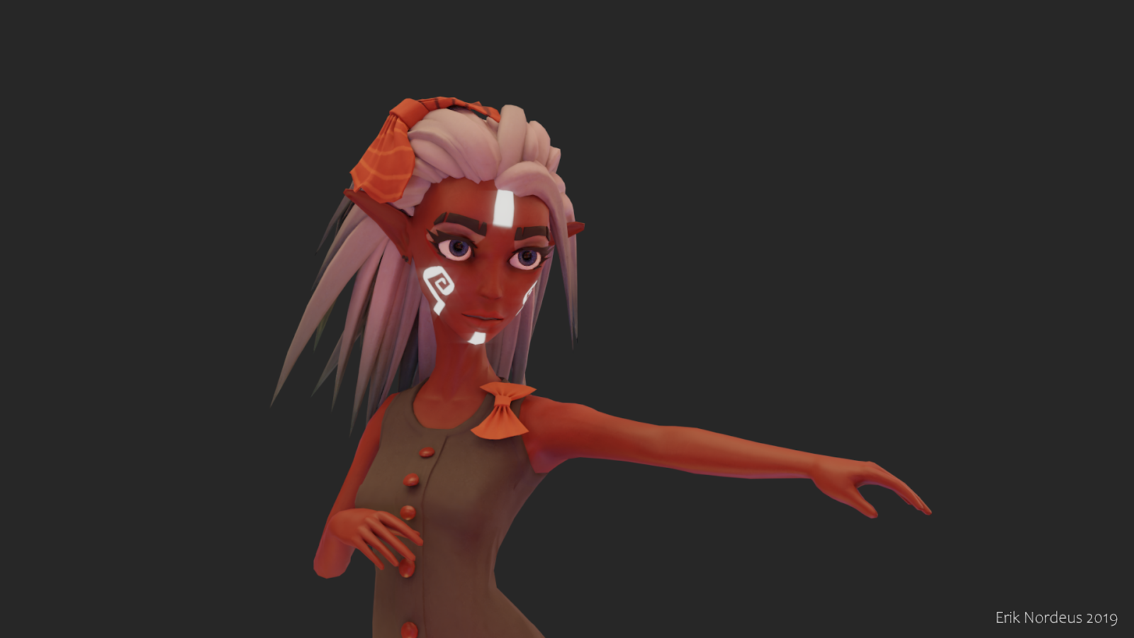 Disco Elf Corel - or how to make a stylized character