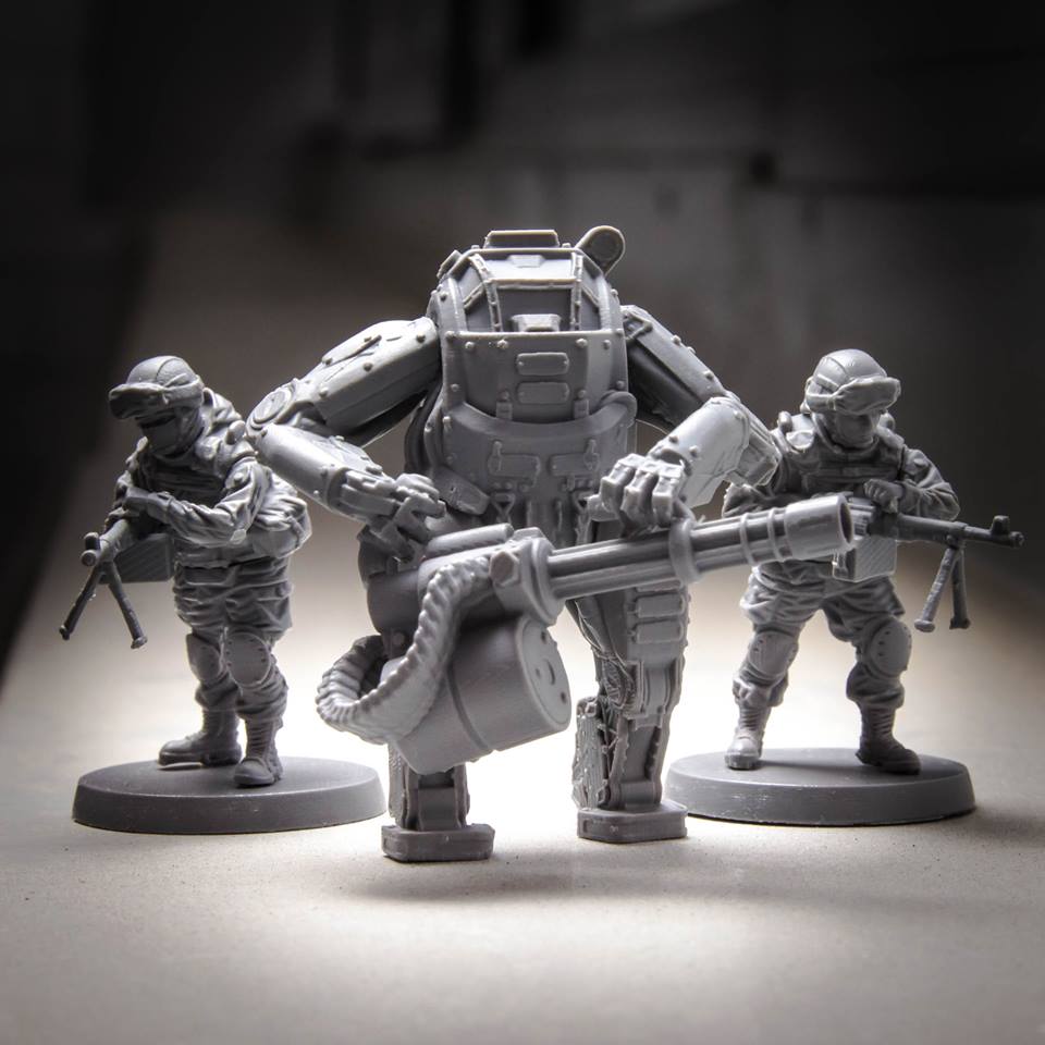 Tabletop Fix: Albino Raven Miniatures - Behemoth Heavy Power Armor Release
