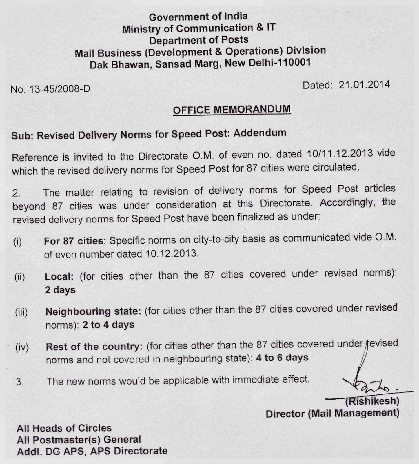 ALL INDIA POSTAL EMPLOYEES UNION GROUP C, TN CIRCLE, CHENNAI 600 002 ...