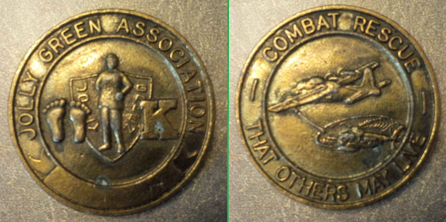THE USAF RESCUE COLLECTION: USAF Jolly Green Assoc. / First Challenge Coin