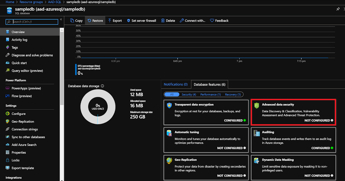 Anupama Natarajan: Data Platform Tips 14 - Data Discovery and Classification in Azure SQL Database