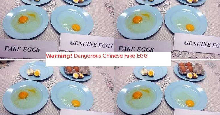 Here is the truth behind Chinese fake EGG - Hostcare♥Blog♥