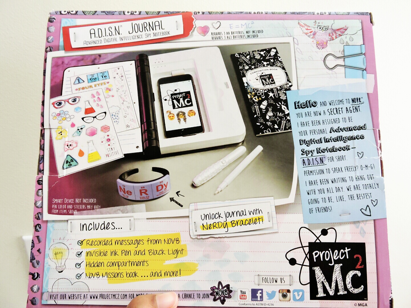 Project Mc2 Doll and Journal Review