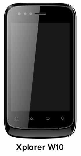 Symphony introducing android phones | Xplorer W10, W25, W50 - Mobile ...