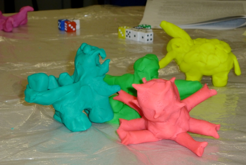 Super Galactic Dreadnought: Clay-O-Rama at the con