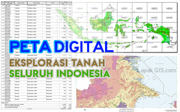 Data Peta Digital Eksplorasi Tanah Seluruh Indonesia - Lapak GIS