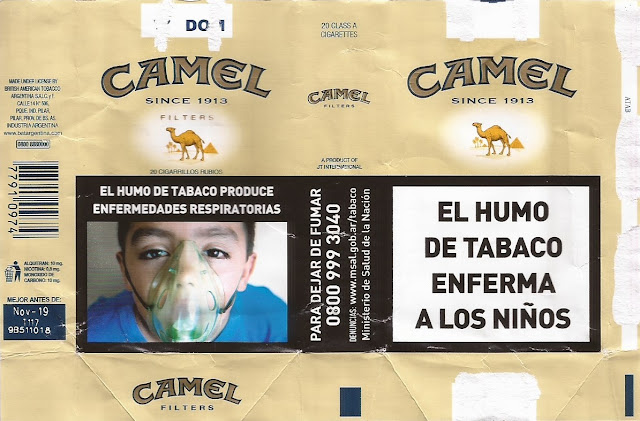 Colección de Marquillas : Camel - 20 - Argentina