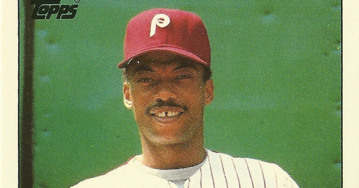 The Phillies Room: 1985 Game 32 - 1985 Topps Traded #121T Derrel Thomas