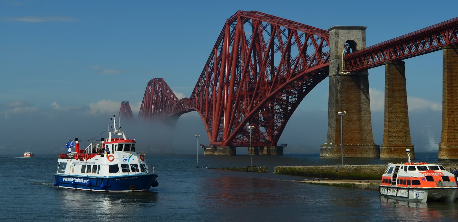Tour Scotland: Tour Scotland Photographs Misty Firth of Forth near ...
