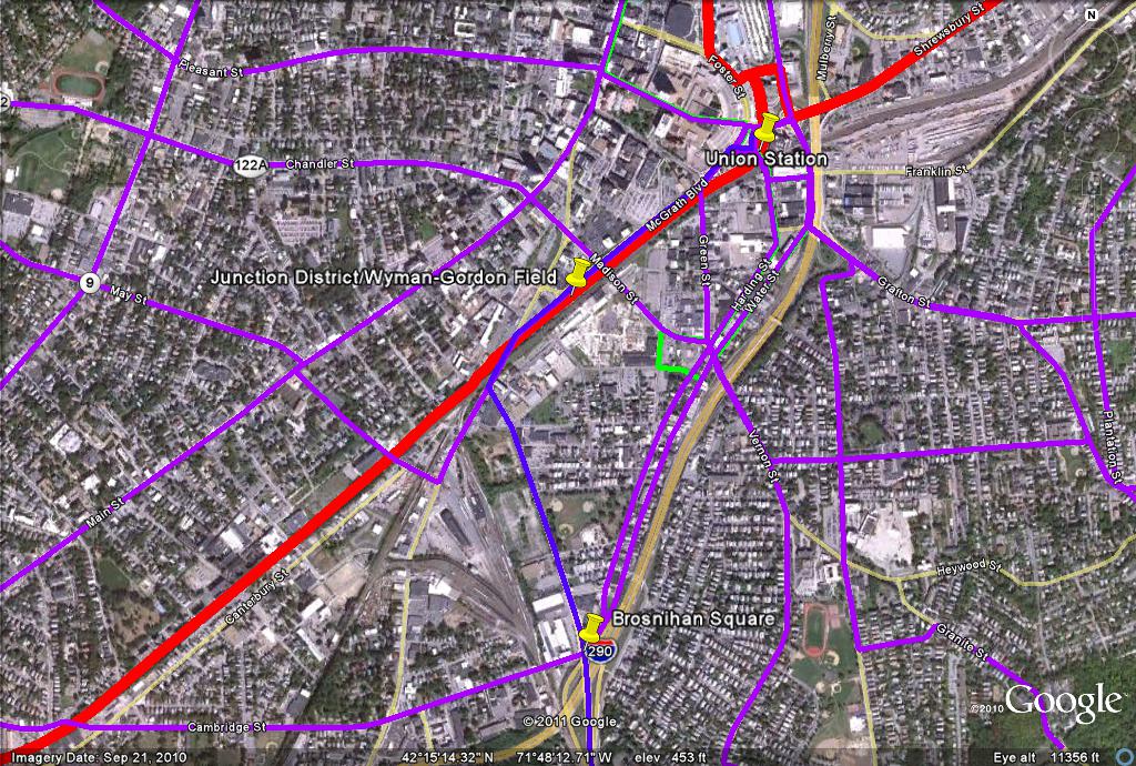 The Image of Worcester: Reimagining Public Transit in Worcester - Route 04