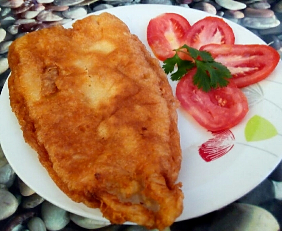 > Pescado.Filetes de pescado capeados.