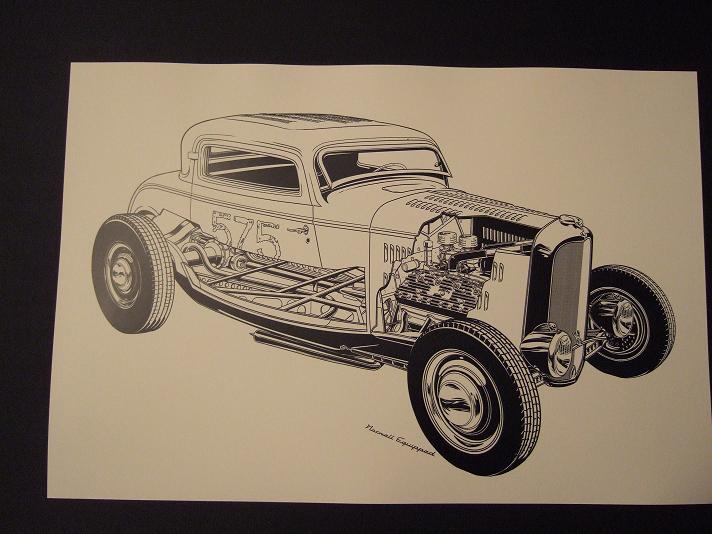 Candy's Hot Rod Supply: Tradition Continues - Hot Rod Art of Jeff Norwell