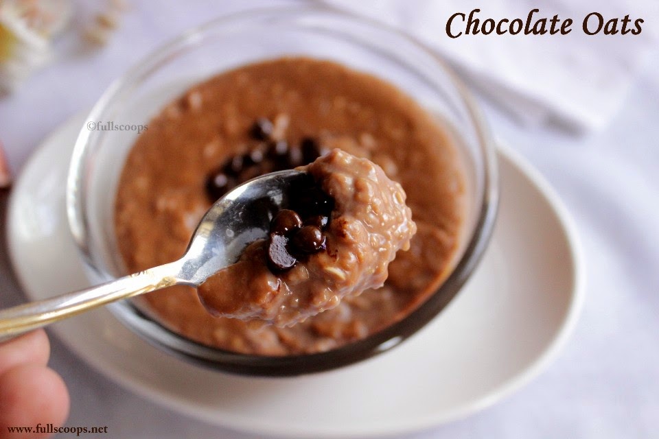 Chocolate Oats | Dark Chocolate Oatmeal ~ Full Scoops - A food blog ...