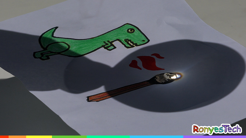 Burning Up The Paper With A Magnifying Glass Science Experiments For