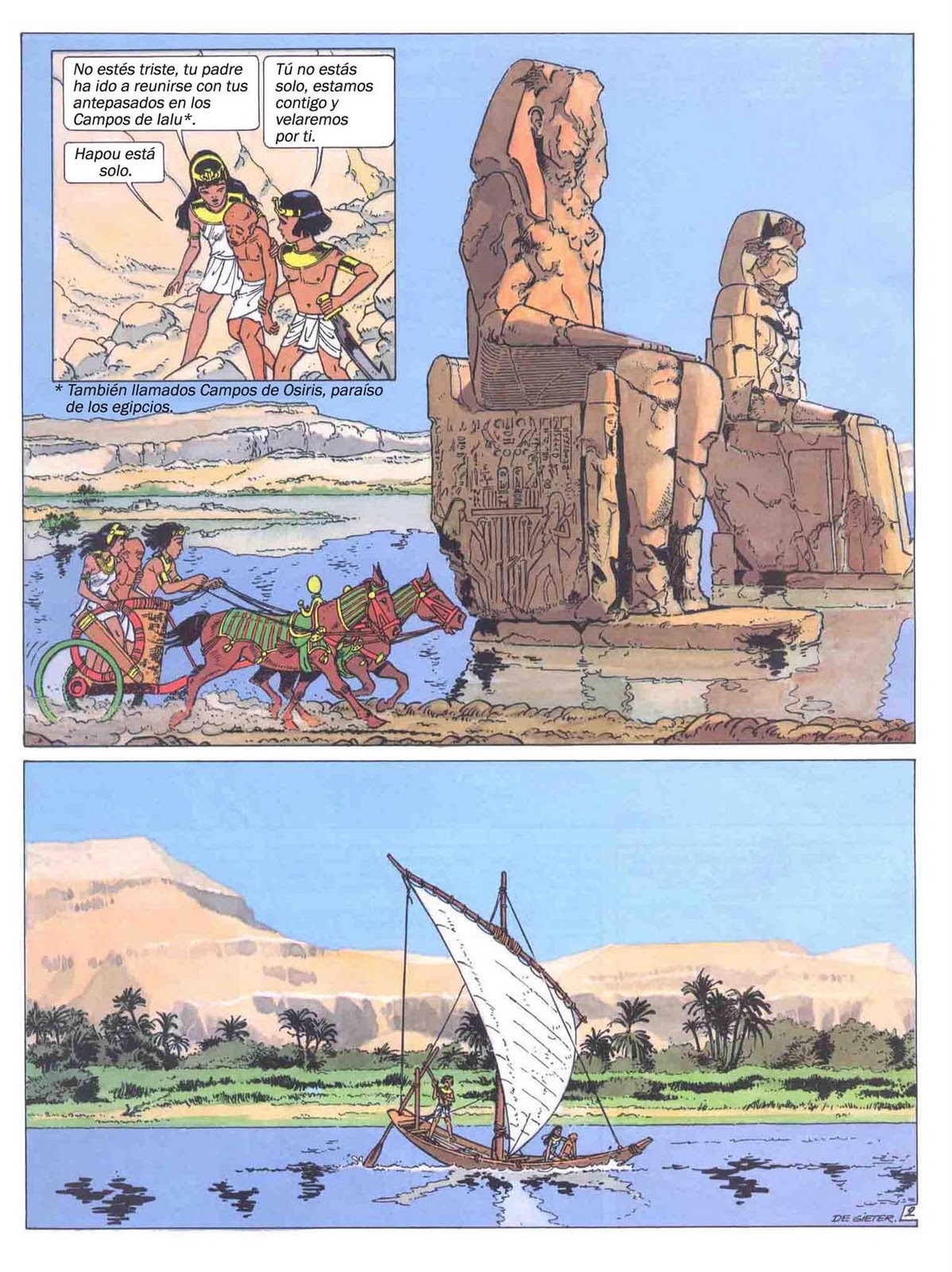 Profesor de Historia, Geografía y Arte: Egipto antiguo en cómic