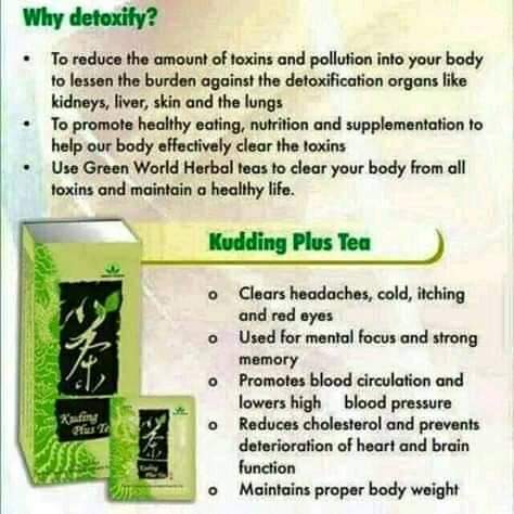 KUDING PLUS TEA (Click here for Benefits)