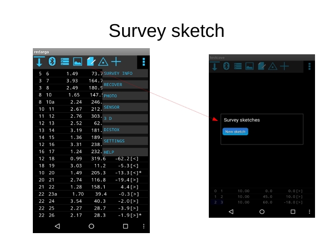 espeleobloc: Cave surveying with TopoDroid