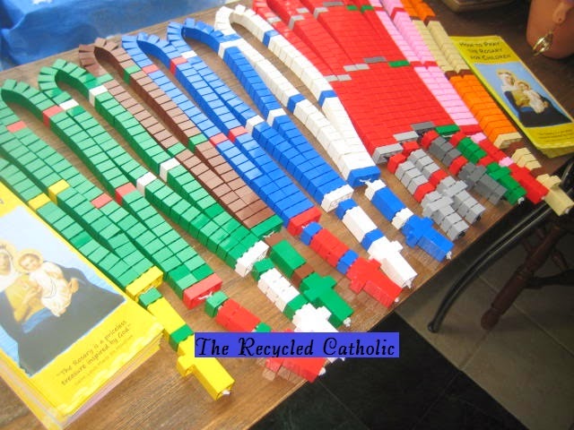 The Recycled Catholic: Lego Rosary Gifts for First Holy Communion and ...