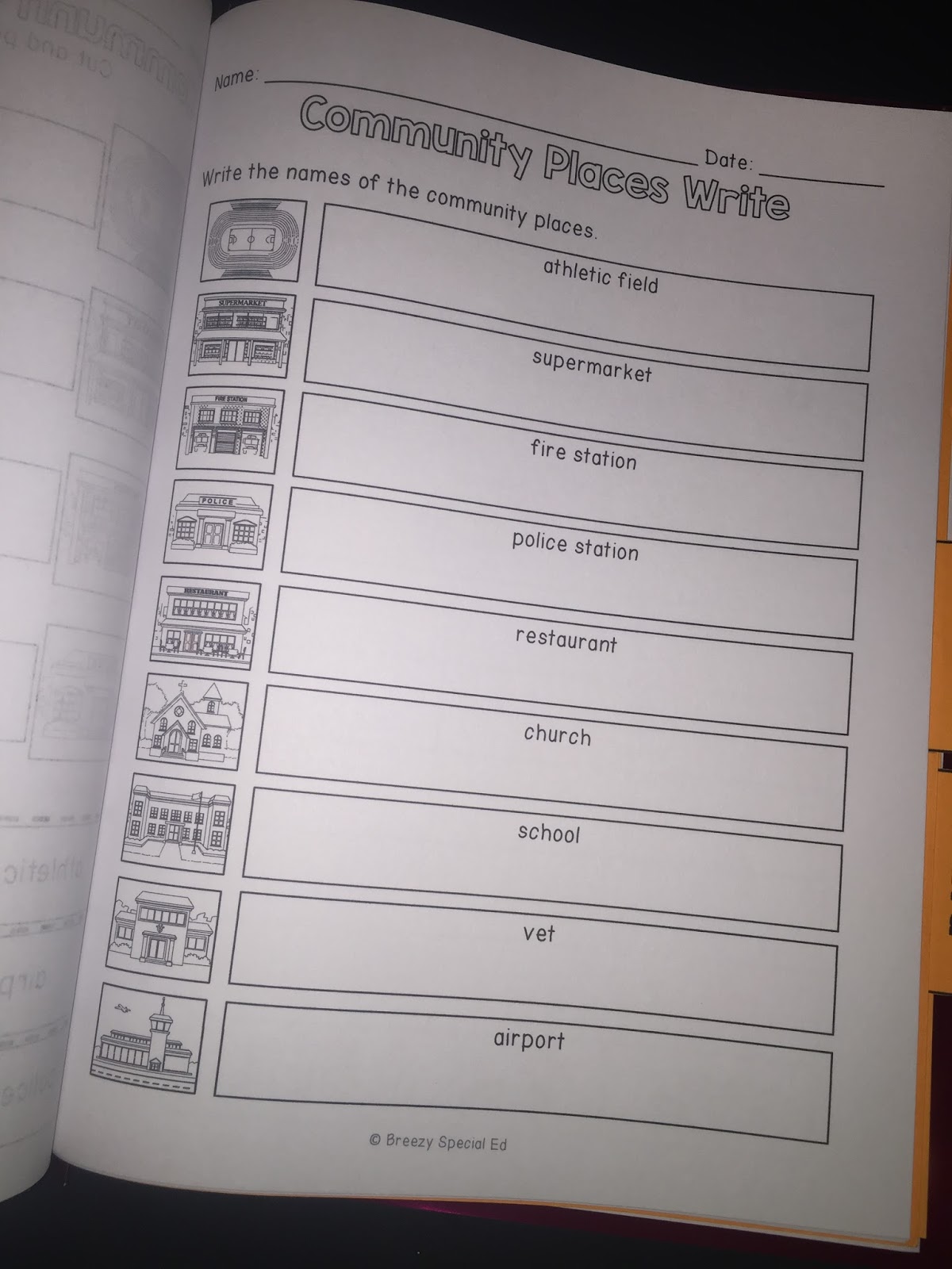 Community Places Curriculum - Breezy Special Ed