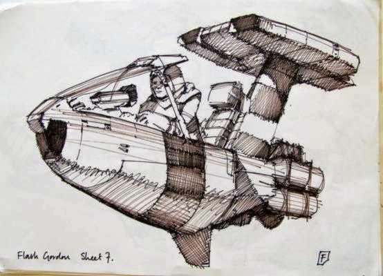 See the Wonderfully Insane Ships In FLASH GORDON Concept Art by Chris ...