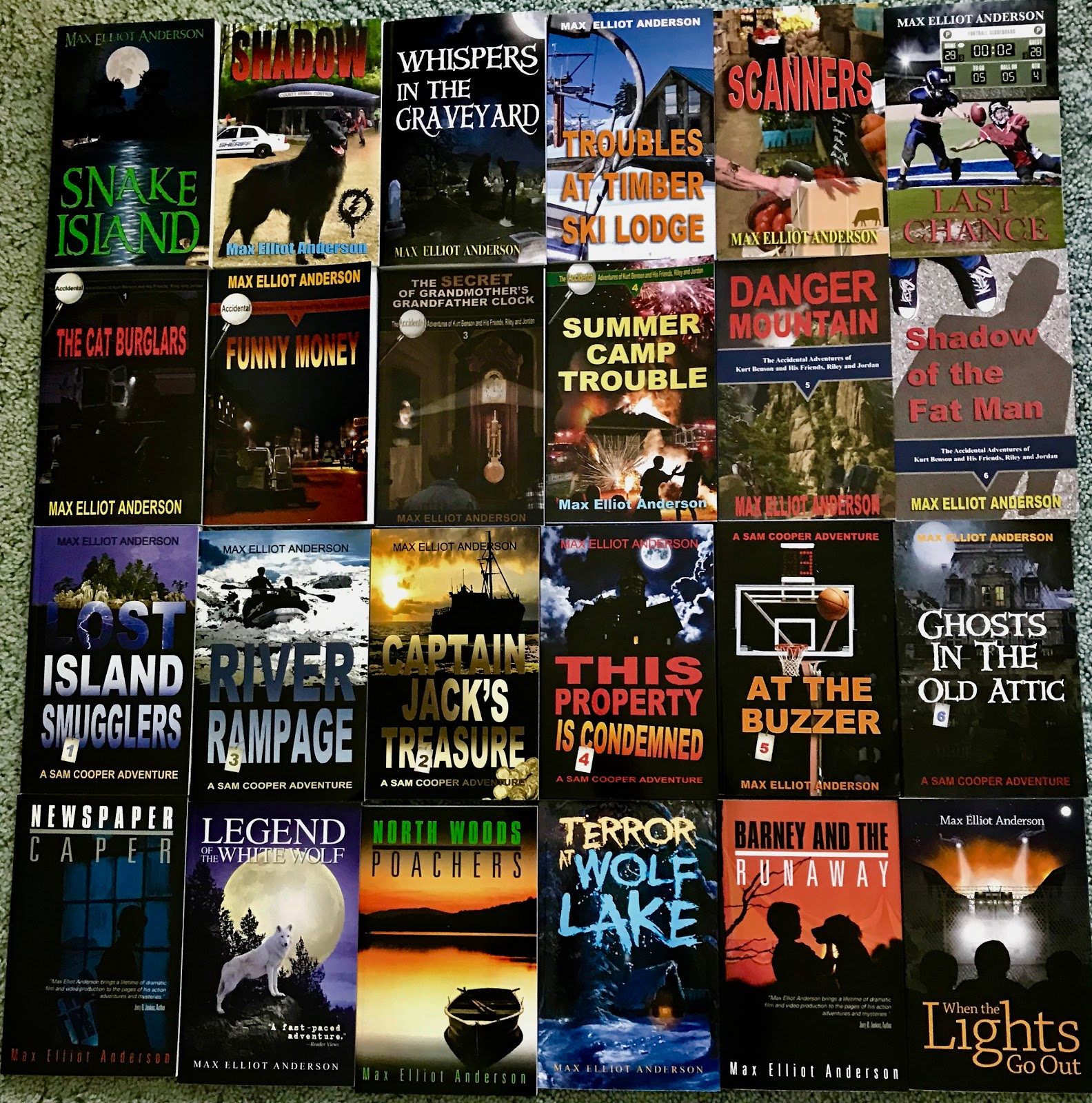 Books for Boys - Children's Adventure & Mystery Author Max Elliot ...