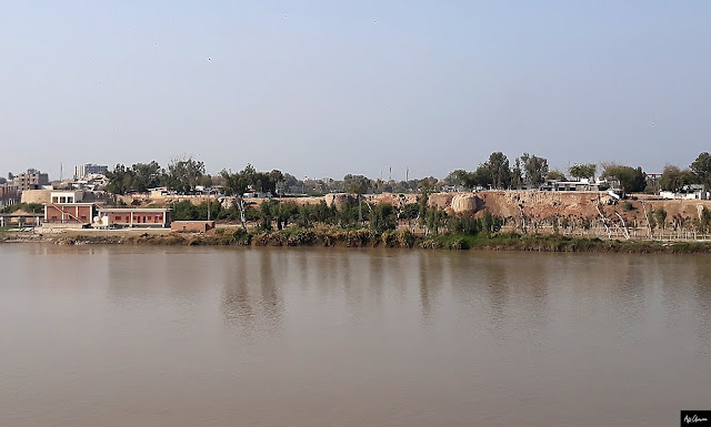 Ali Usman Baig : Remains of Bakhar/Bukkur Fort (Island), Sukkur (2020)
