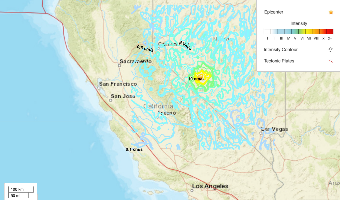 Sciency Thoughts: Magnitude 6.5 Earthquake in Nye County, Nevada.
