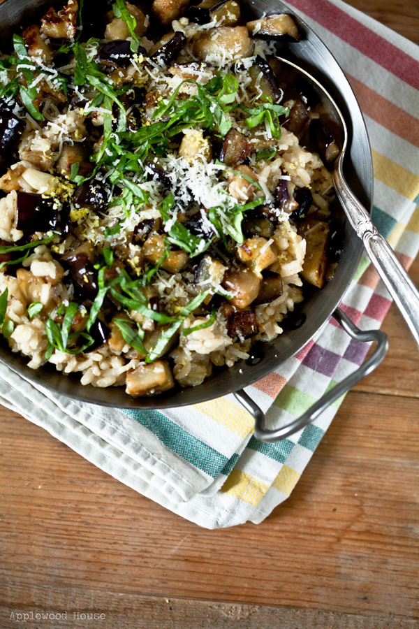 Auberginen Zitronen Risotto das wahrscheinlich leckerste Risotto der ...