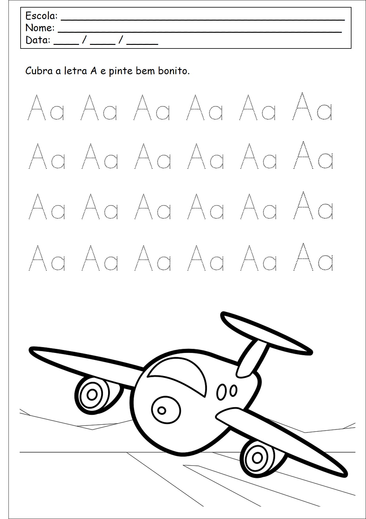 Atividade Com Letra A