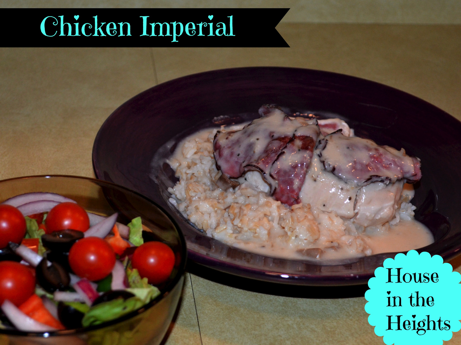 House in the Heights: What We Ate {Chicken Imperial}